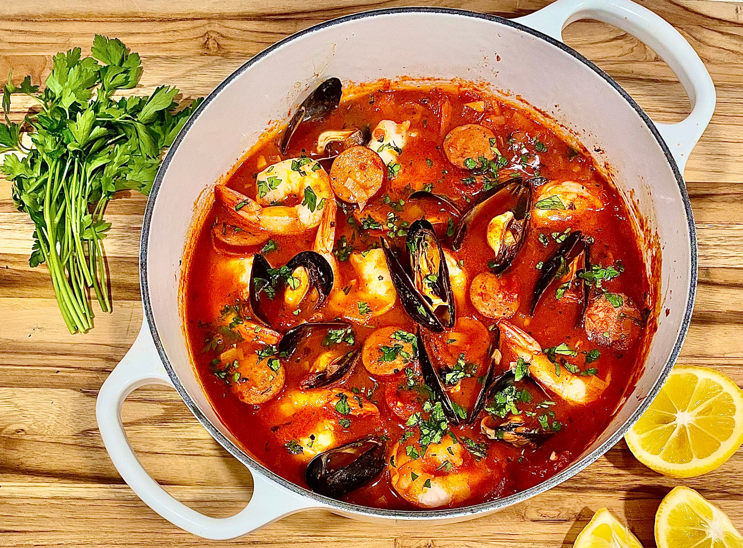 Sausage and Seafood Stew | Edible East Bay